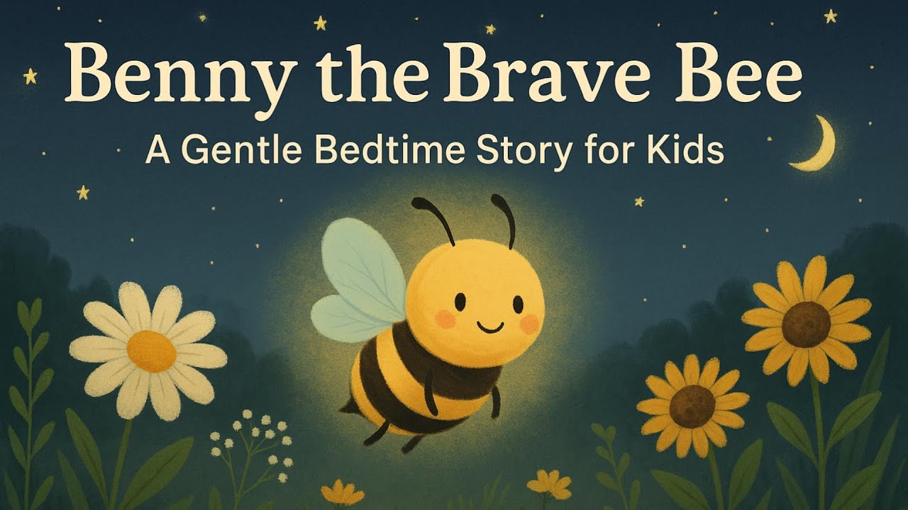 Benny the Brave Bee 🐝 | A Gentle Bedtime Story for Kids - YouTube
