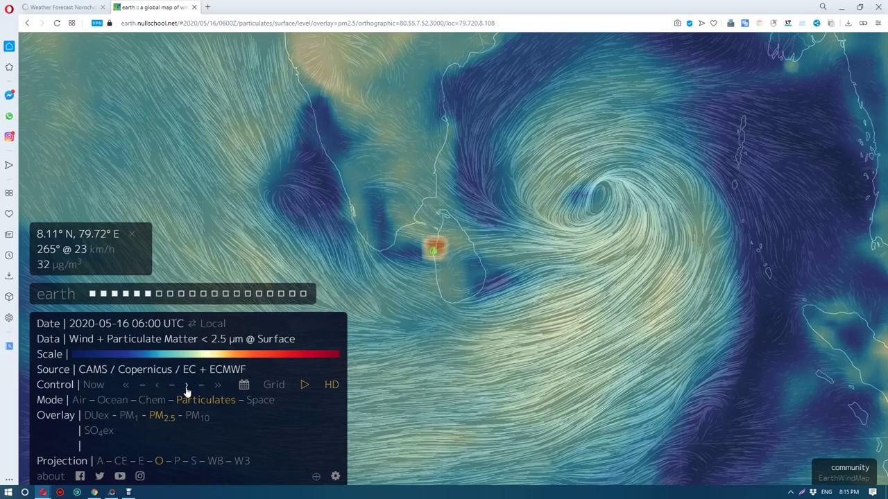 POLLUTION STARTING FROM PUTHALAM SPREADING TO NE OF SRI LANKA - YouTube