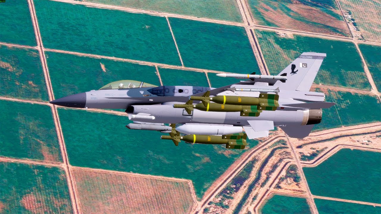 Pakistan Air Force F-16 Airstrike On Afghan Taliban Group - Arma 3 ...