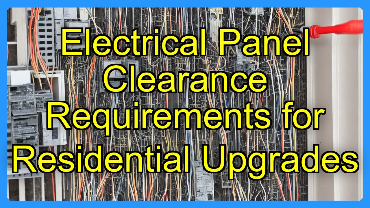 Electrical Panel Clearance Requirements for Residential Upgrades - YouTube