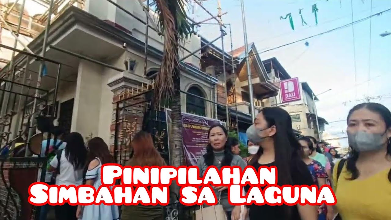 pinipilahan na simbang sa Laguna - YouTube