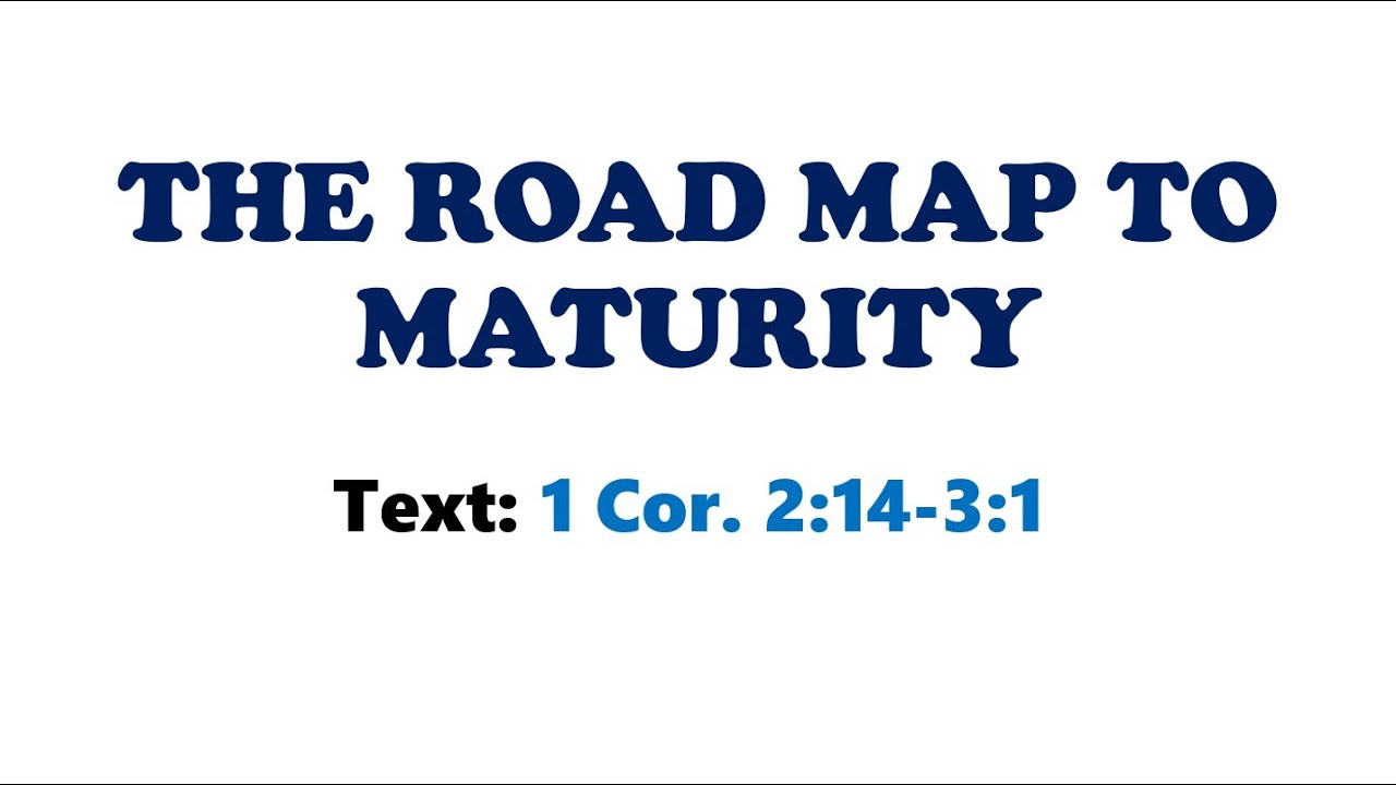 Sunday Service 10 13 2024 Road Map to Maturity - YouTube