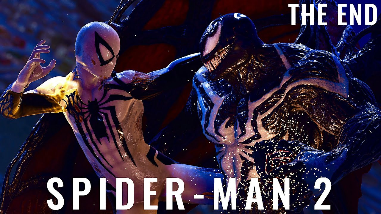 SPIDER MAN VS VENOM FINAL FIGHT (4K) SPIDER-MAN 2 - THE END - YouTube