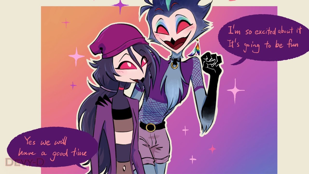 Stolas and Octavia Have a Cozy Time Out~ (Helluva Boss Comic-Dub) - YouTube