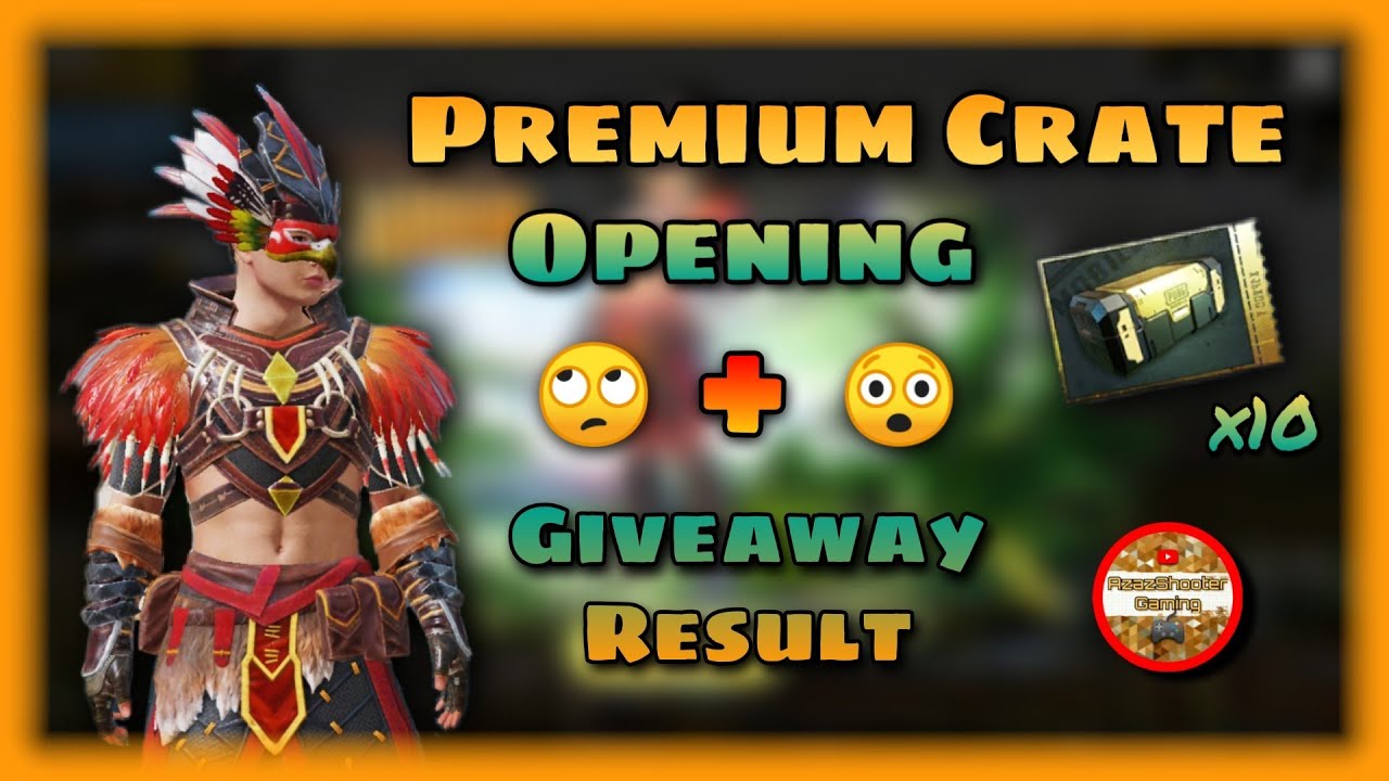 Premium Crate Opening | Giveaway Winners Announcement 🎁 - YouTube