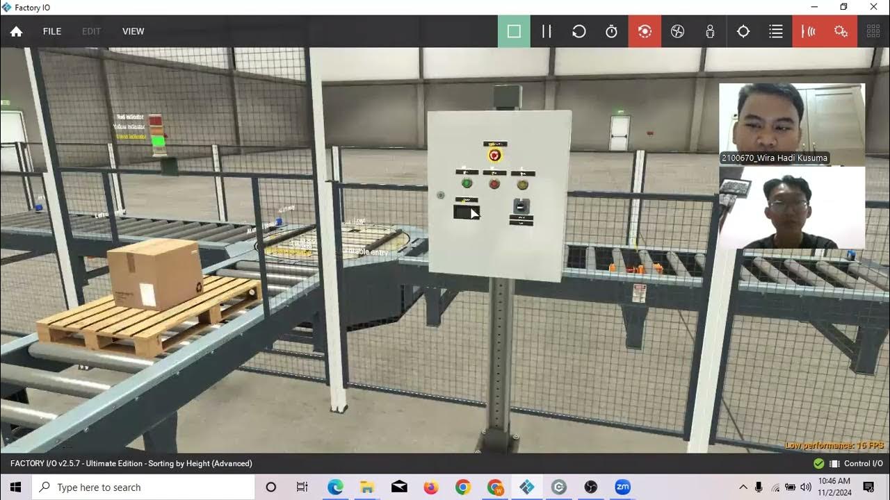 Sorting By Height (Advance) Using Control IO - Factory IO - YouTube