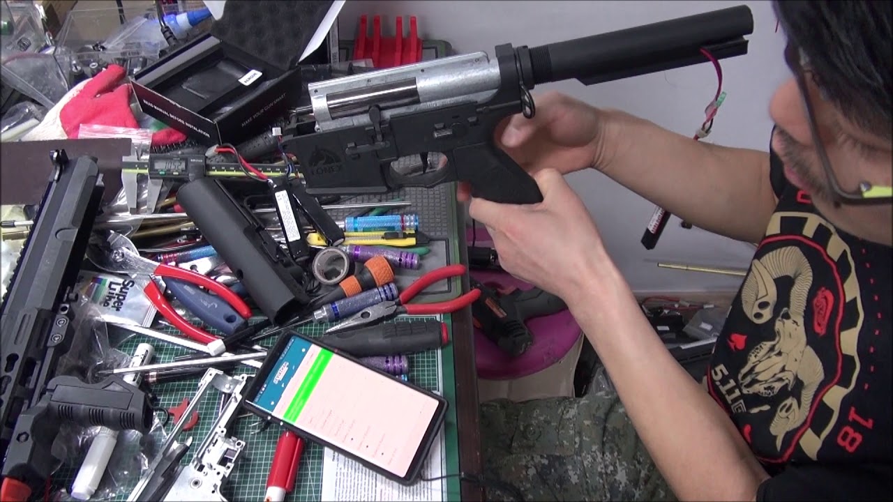 Lonex Airsoft BB Gun Setup inside Jefftron Leviathan Prosessor Unit ...