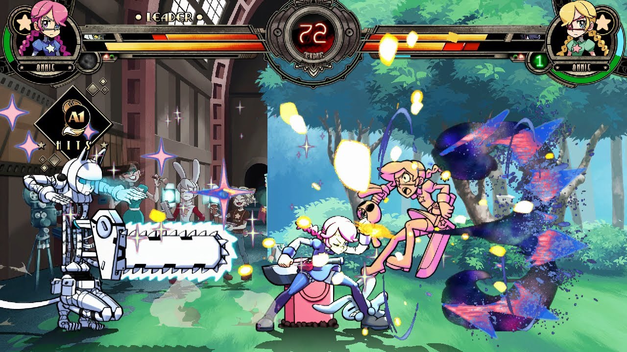 ANNIE & R. FORTUNE vs ANNIE & SQUIGLY (Nightmare) Skullgirls 2nd Encore ...