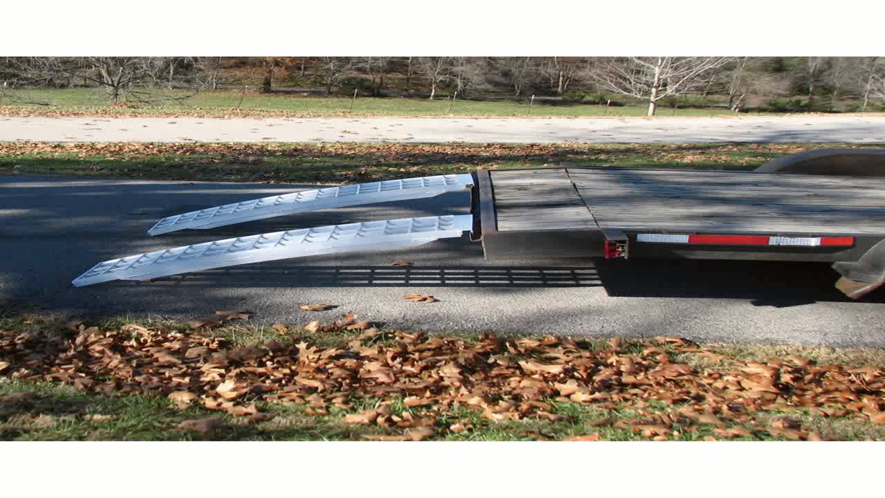 Five Star Non Folding Aluminum Ramp Set 60in.L x 16in.W 10000 Lb ...