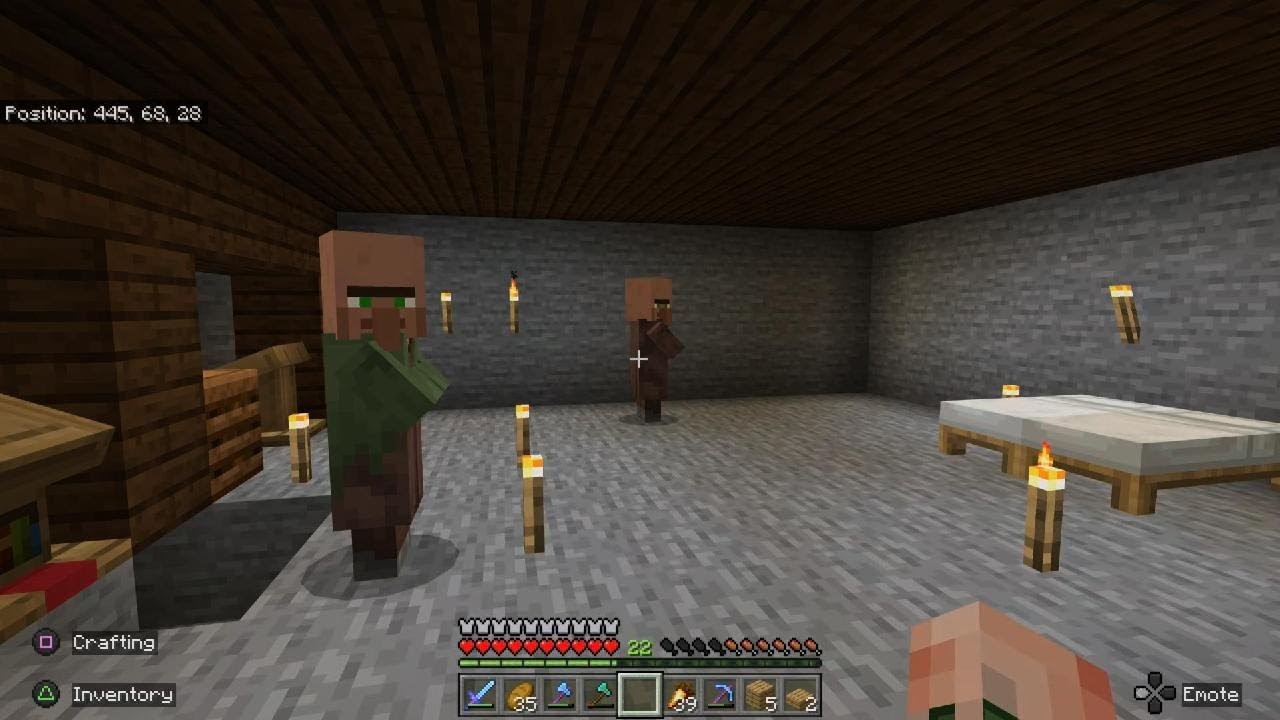Minecraft:Villagers acting weird - YouTube