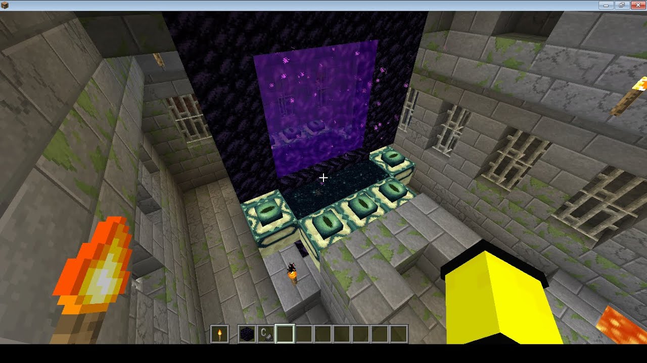 NETHER PORTAL IN END PORTAL??? - YouTube
