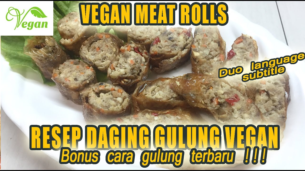 Vegan Chinese Meat Rolls Plant Based, Daging Gulung Vegan 五香肉卷 by ...