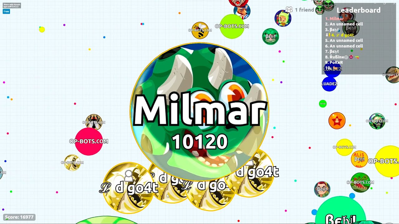 AGAR.IO | DORMIMOS A BOTERO & SE VUELVE A DESPERTAR CON BOTS + FINAL INESPERADO CON LIGHTNING ...