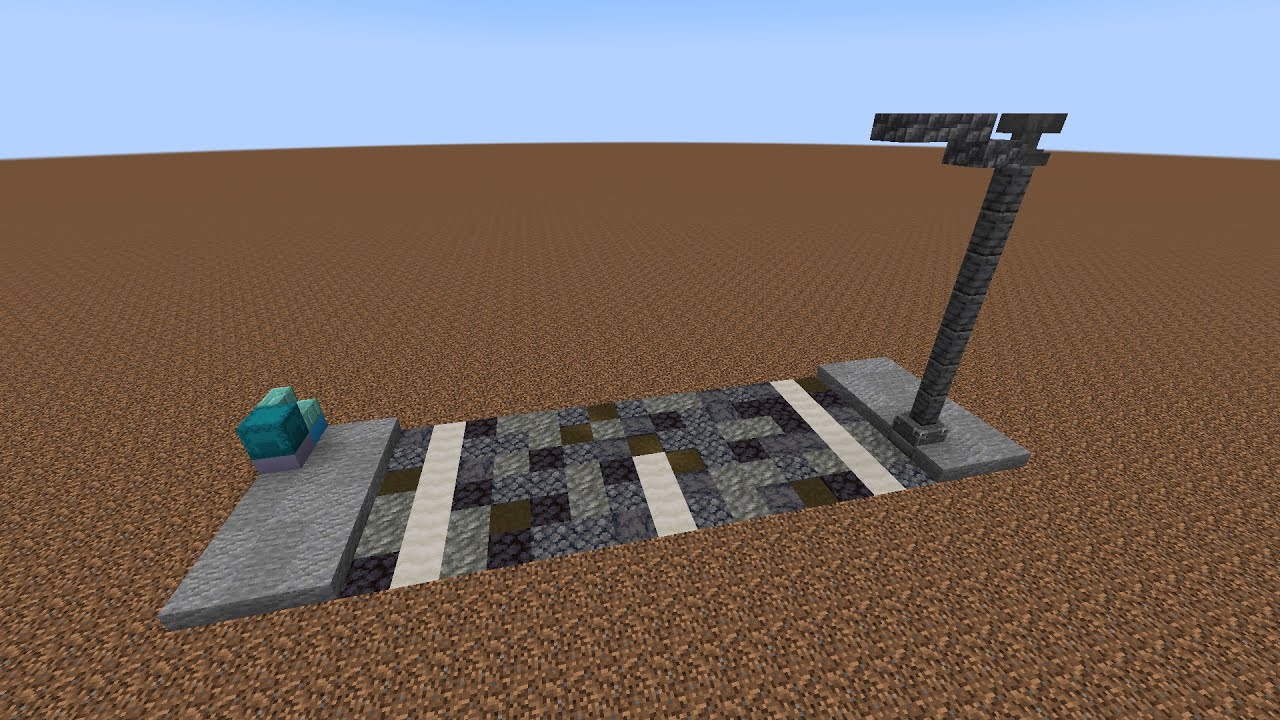 Minecraft Fallout Tutorials : Wasteland road, post box, and street ...