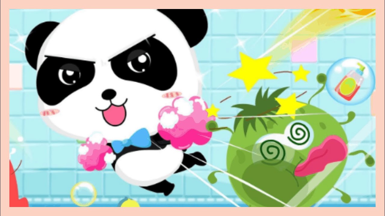 Baby Panda's Bath Time - BabyBus Kids Games - Game For Kids - YouTube