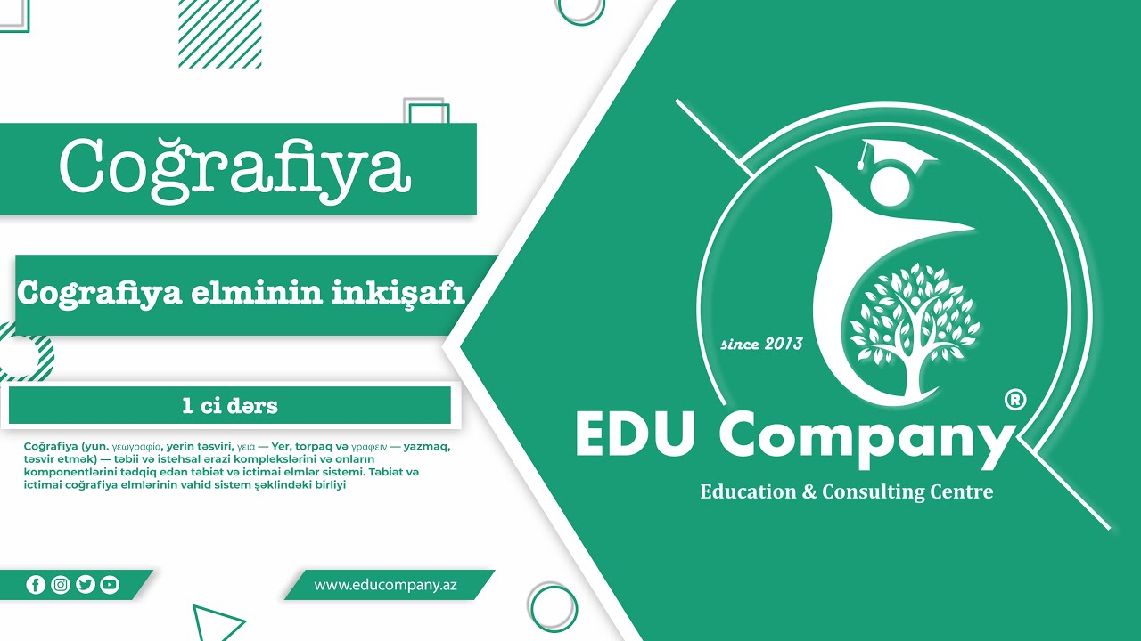 1#Cografiya.Cografiya elminin inkişafı - YouTube