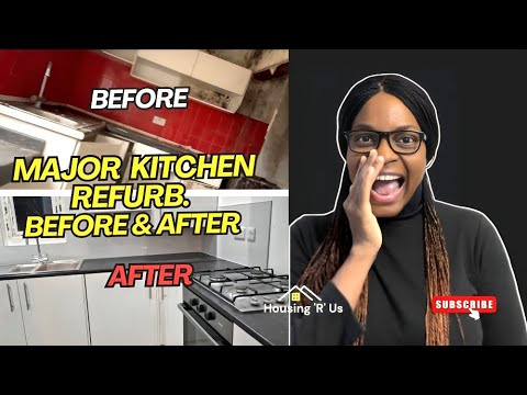 Major Kitchen Refurb. Before & After | Housing 'R' Us - YouTube