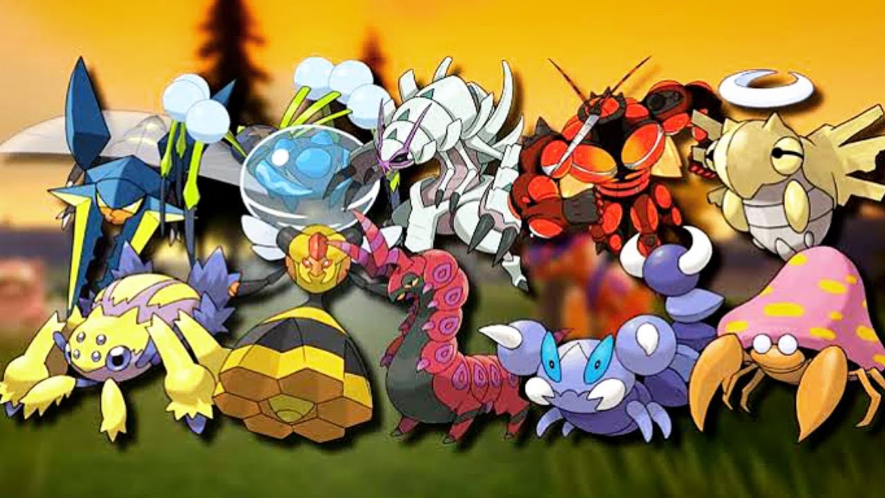 Top 5 strongest bug type pokemon from pokemon franchise - YouTube