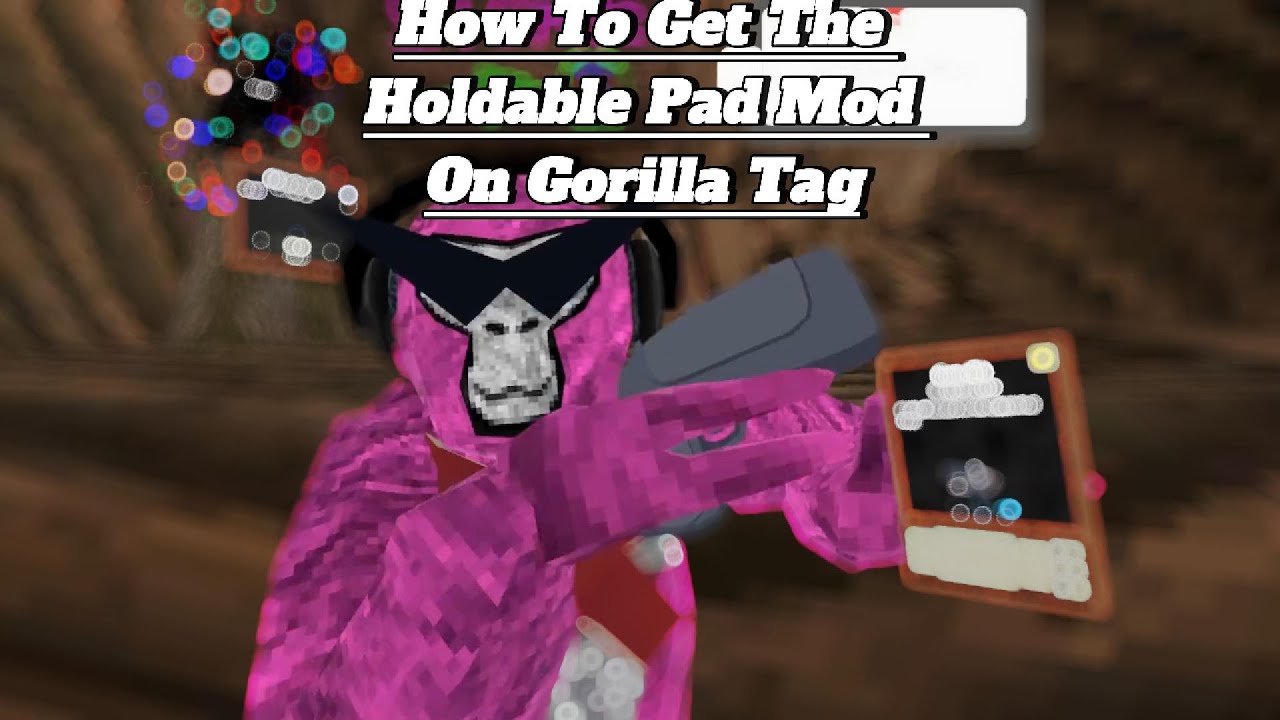 How To Get The Holdable Pad Mod On Gorilla Tag - YouTube