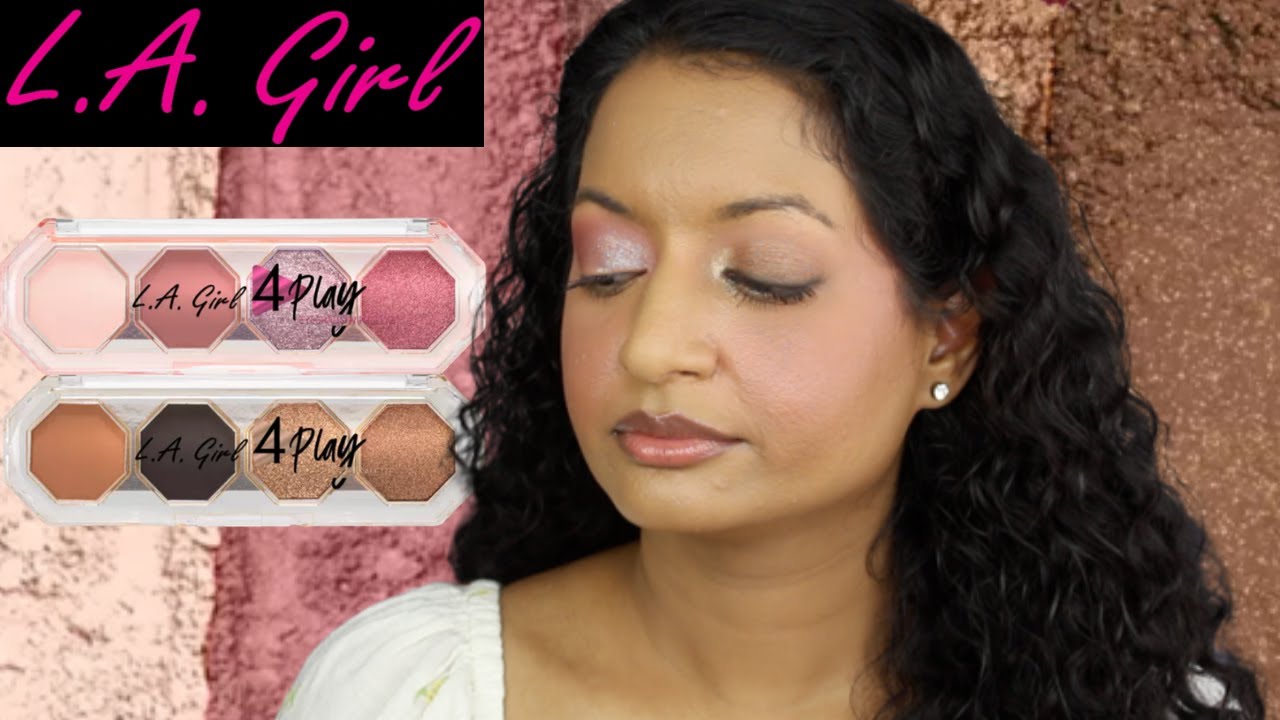 L.A. Girl 4Play Eye Shadow Palette Review - YouTube