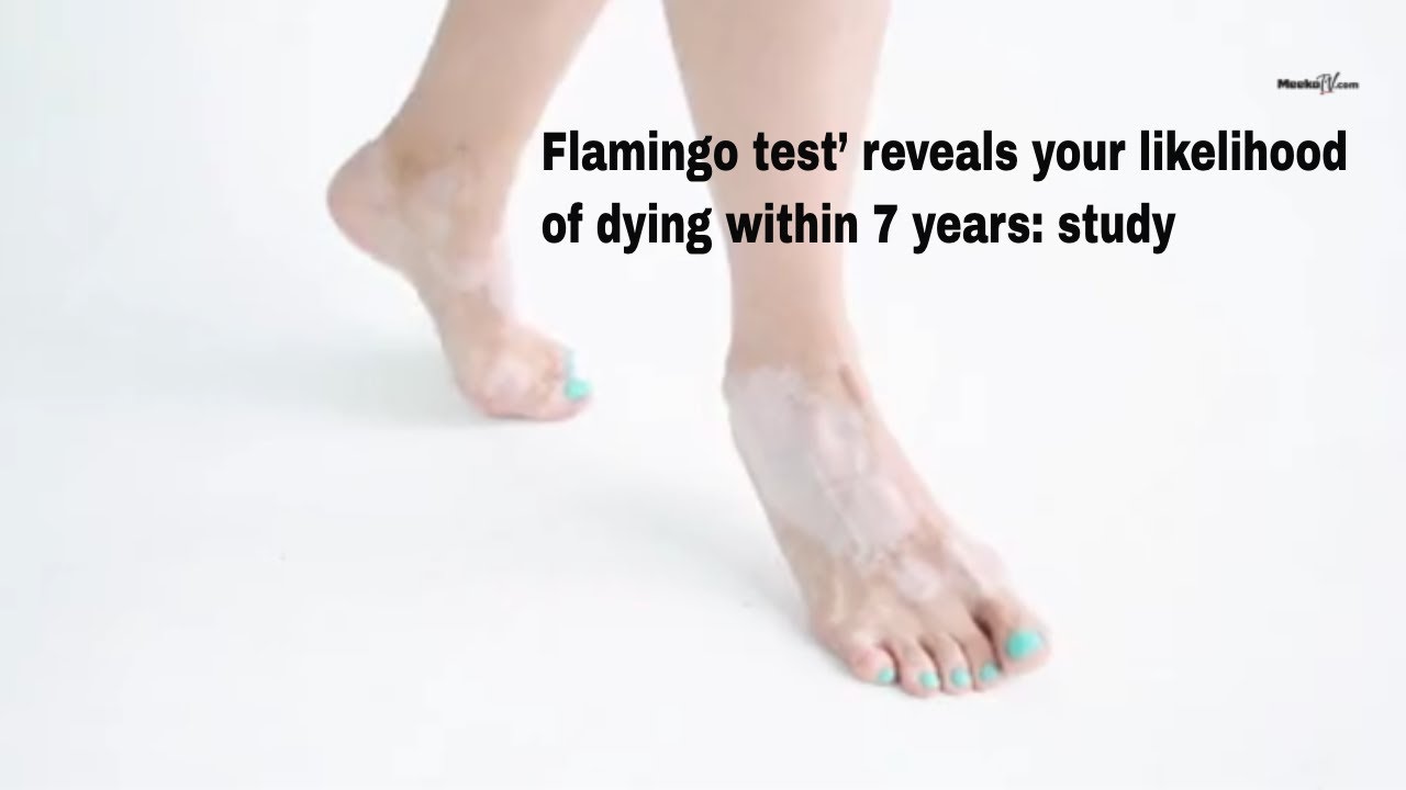 ‘Flamingo test’ reveals your likelihood of dying within 7 years: study ...