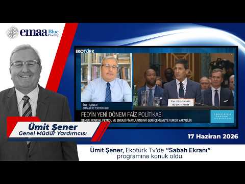 Ekotürk TV’de yayınlanan “Sabah Ekranı” programına Genel Müdür Yardımcımız Ümit Şener konuk oldu.