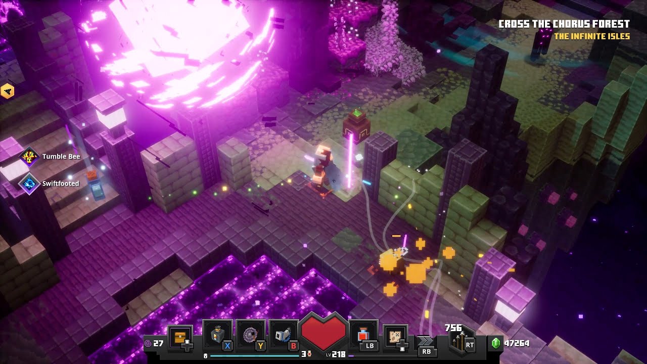 Minecraft Dungeons #58 (3/3) - END WILDS Gameplay - YouTube