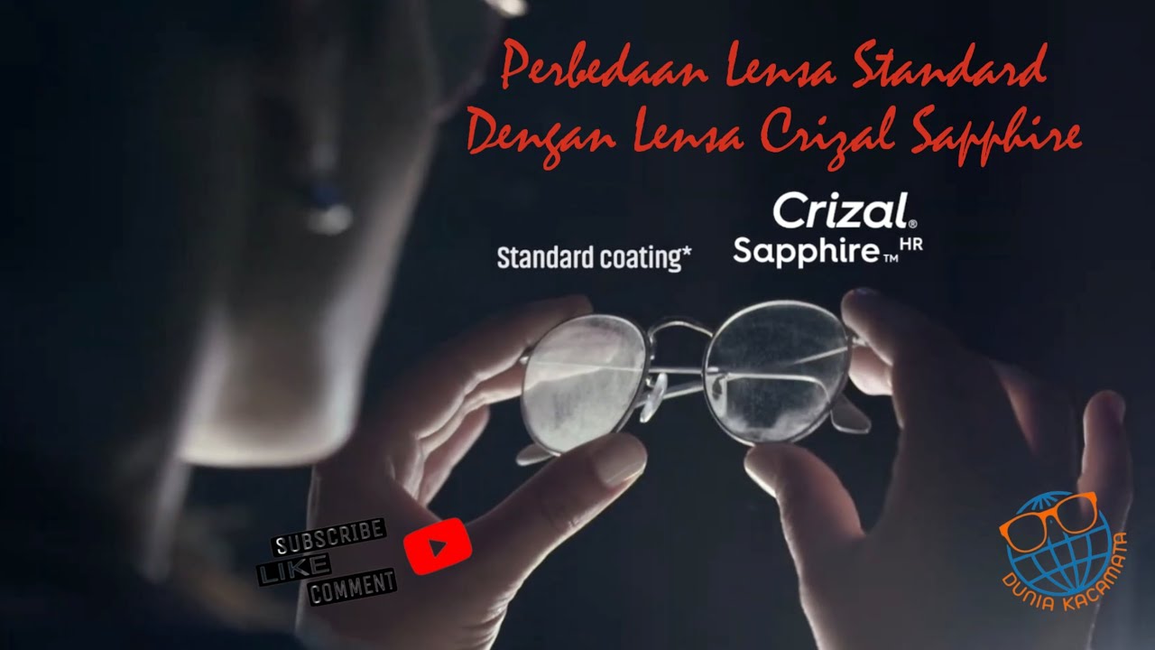 PERBEDAAN LENSA STANDARD DENGAN LENSA CRIZAL SAPPHIRE DARI ESSILOR ...