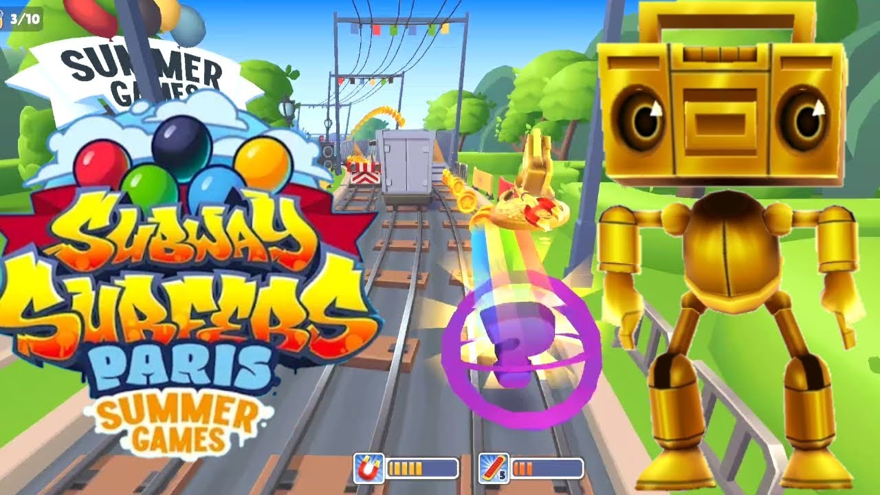 SUBWAY SURFERS PARIS SUMMER GAMES 2024 : BOOMBOT - YouTube