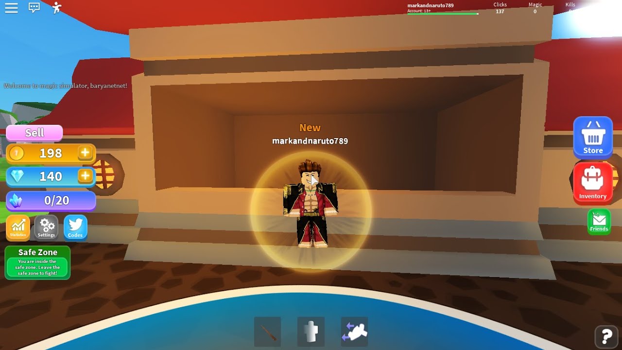 ROBLOX NEW GAME!! I Magic Simulator Showcase The Starter Map - YouTube