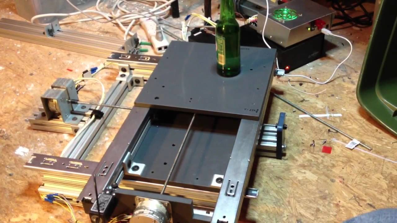 Cnc table - YouTube