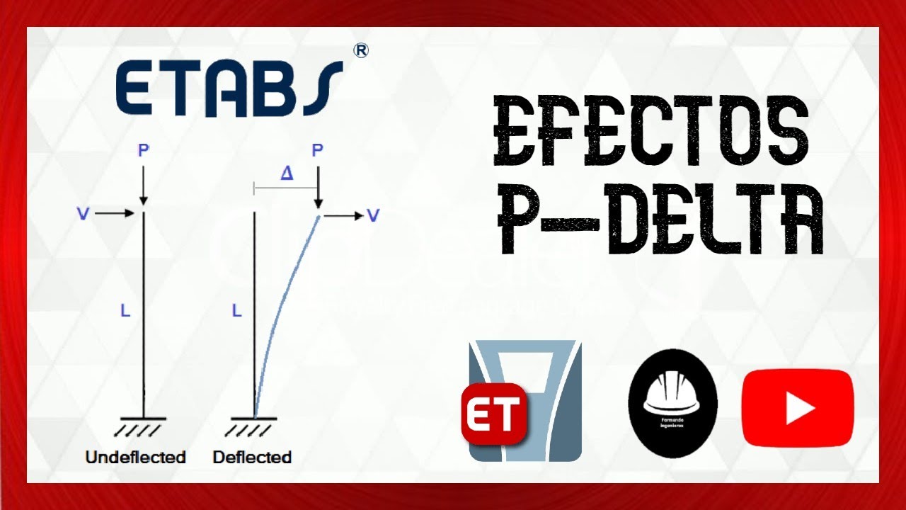 🔴Como activar efectos P-Delta en ETABS 🔥 - YouTube