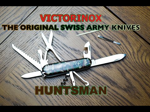 Victorinox Huntsman - The Swiss Army Knife - Unboxing and overview ...