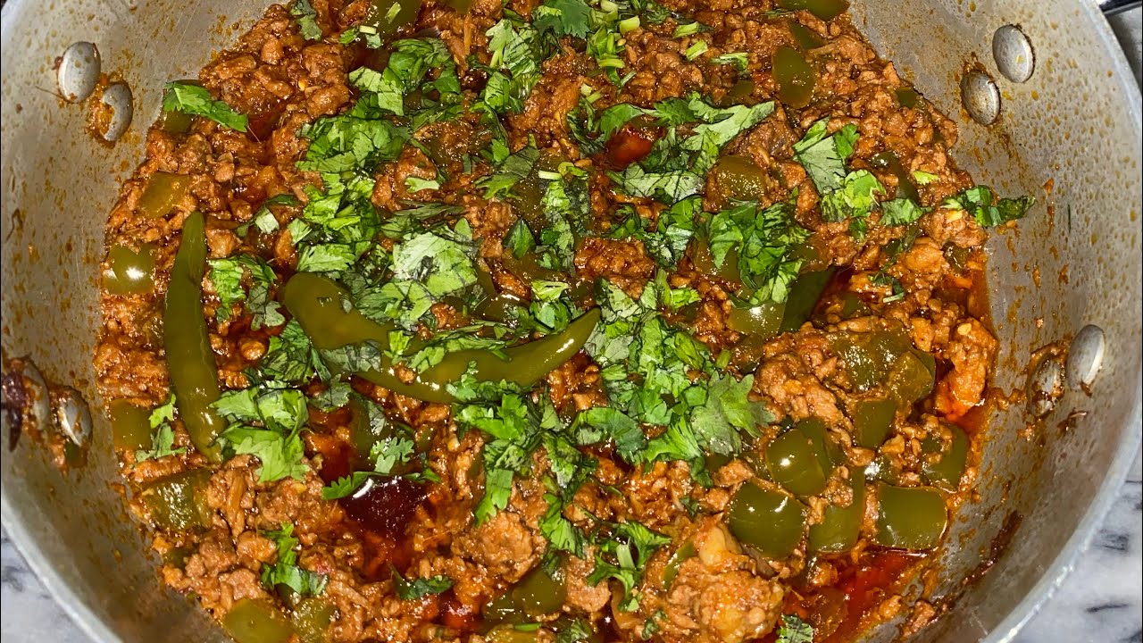 Beef Keema Shimla Mirch Recipe | Easy Keema Capsicums Recipe | Recipes ...