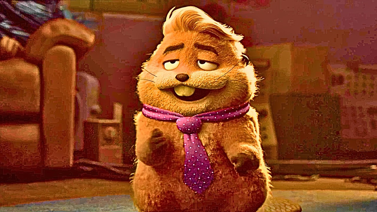 Hoppers (2026) | Mayor Jerry Finally Hops into His Beaver Clone Scene ...