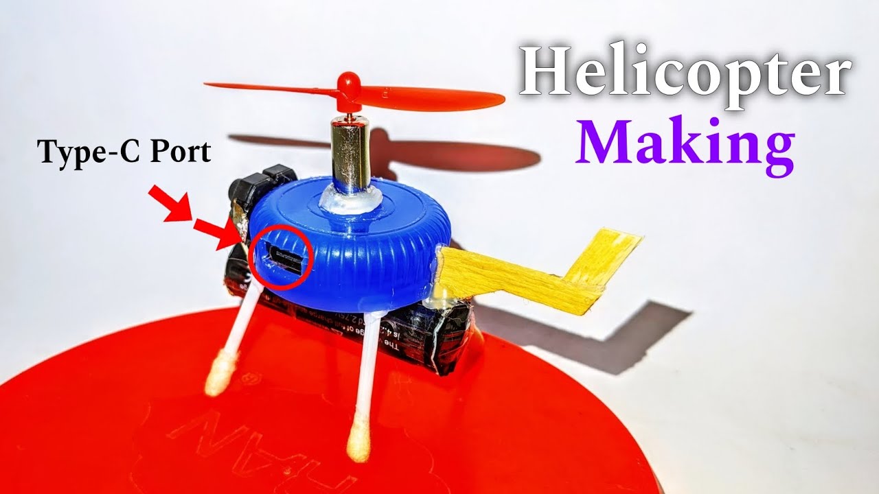 How to make RC helicopter | DIY helicopter at home | S9T - YouTube