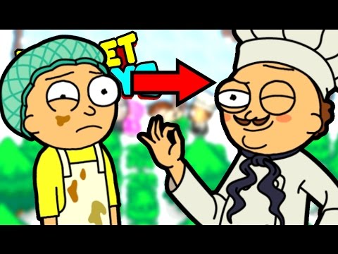 KITCHEN BOY MORTY VS HEAD CHEF MORTY | Pocket Mortys (Episode 4 ...
