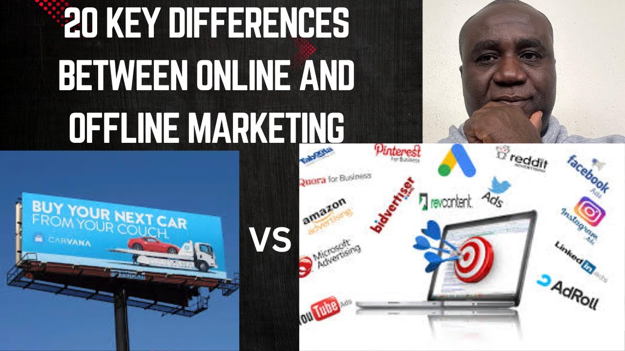 20 Key Differences Between Online and Offline Marketing - YouTube
