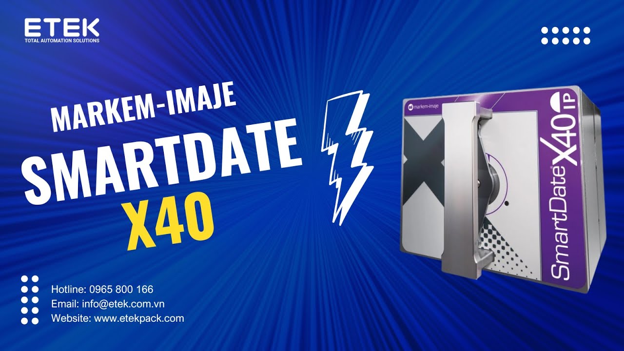 Máy in Markem-Imaje SmartDate X40 | ETEK - YouTube