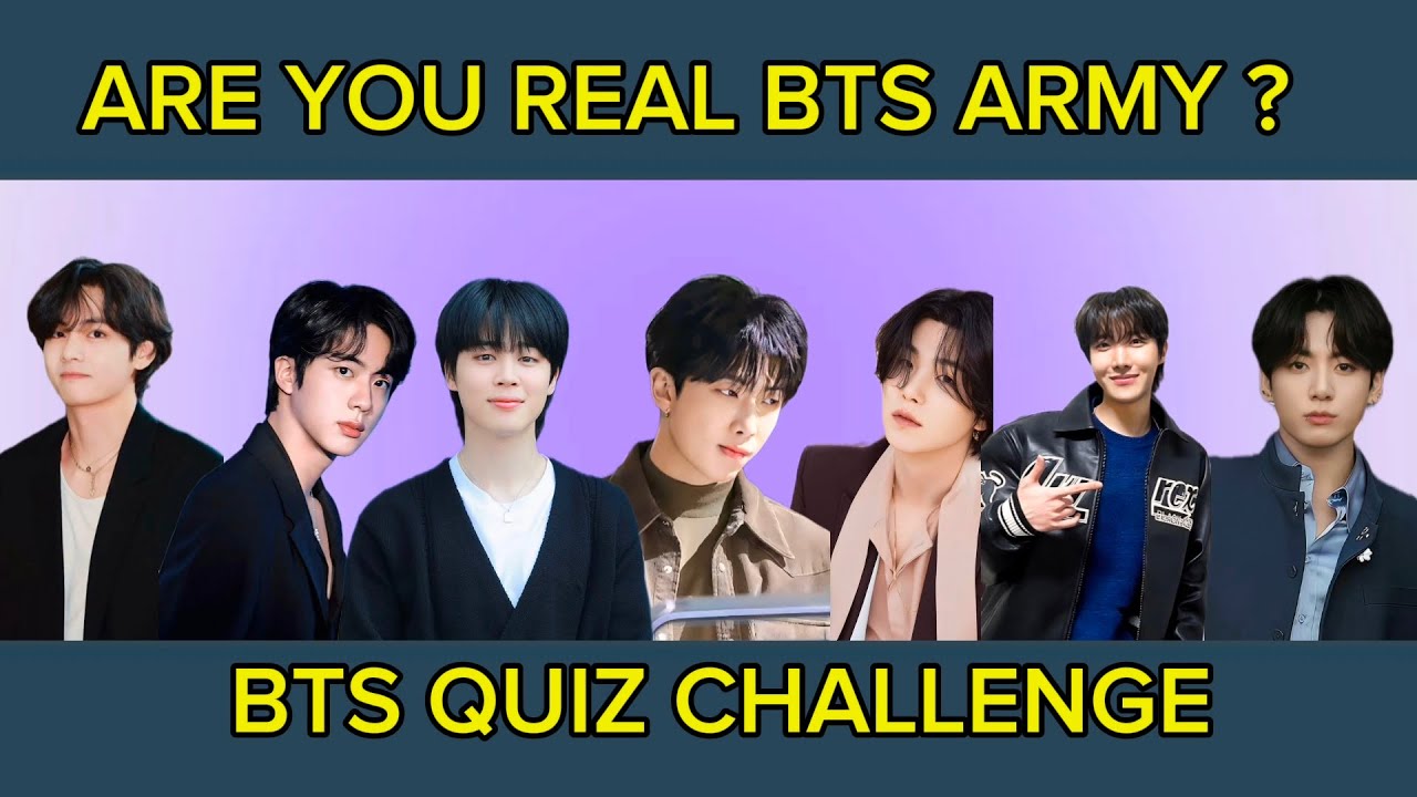 BTS QUIZ CHALLENGE 💜🫰 #bts - YouTube