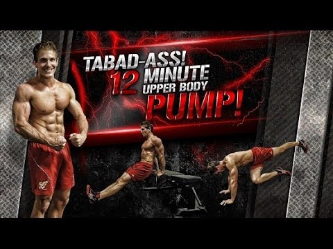 TaBAD ASS! 12 Minute Upper Body PUMP! - YouTube