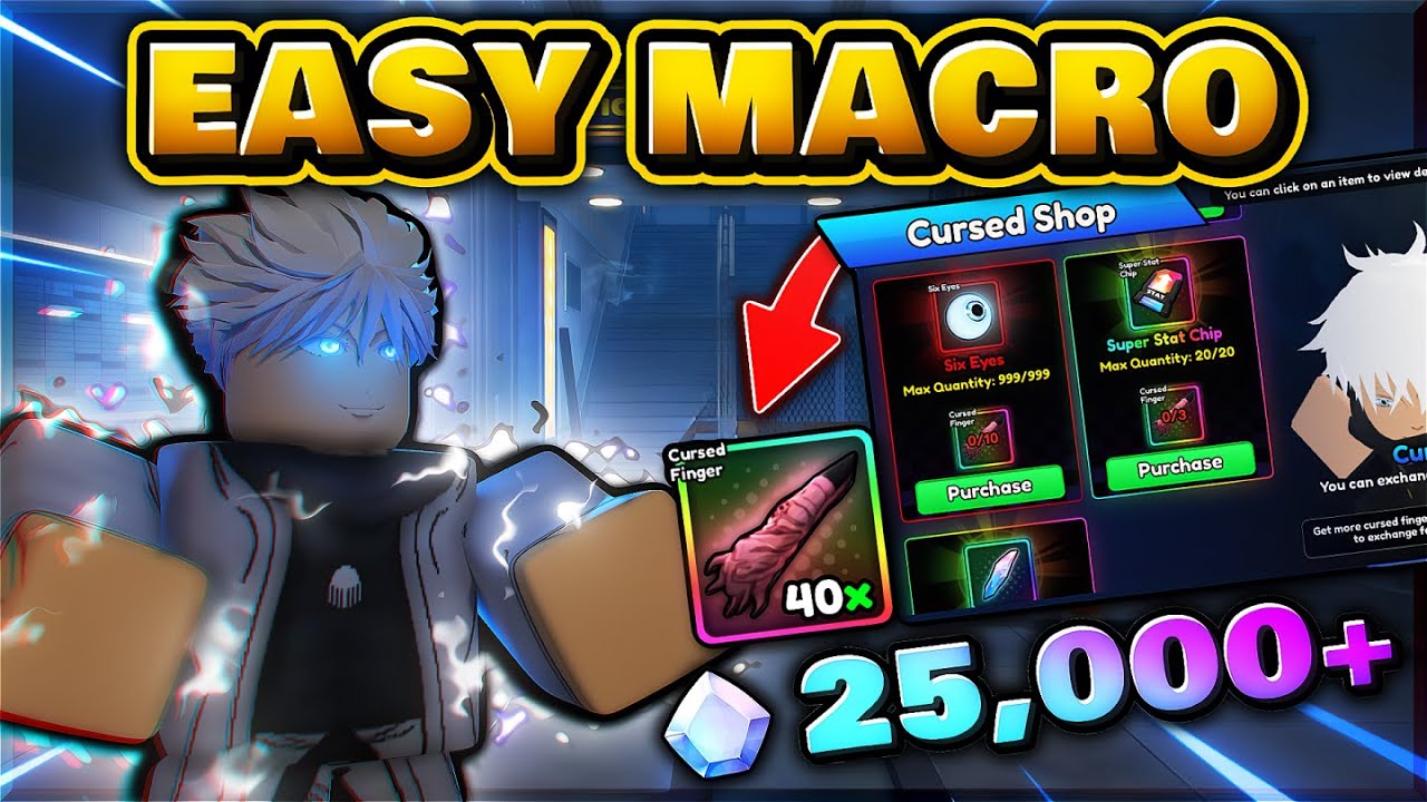 HOW TO AFK MACRO GEMS/FINGERS SUPER EASILY IN ANIME VANGUARDS! - YouTube