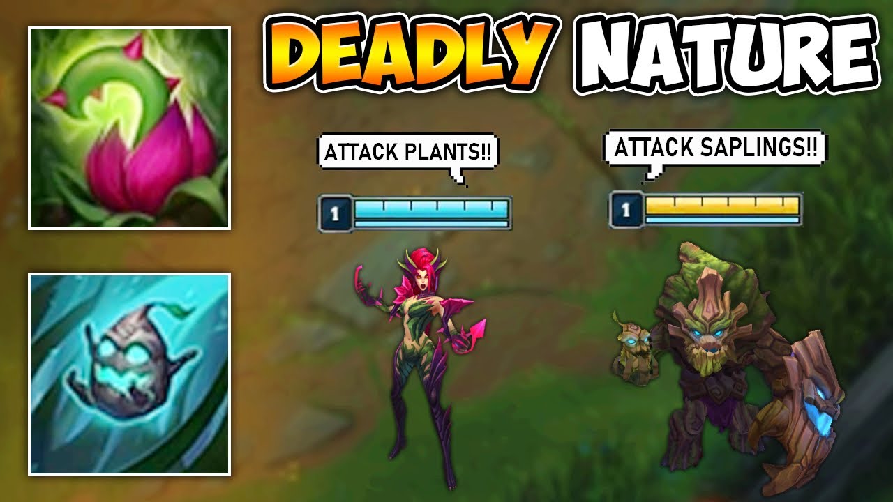 WE PLAYED THE "ATTACK OF THE FOREST" COMP (DEADLY PLANTS AND SAPLINGS ...