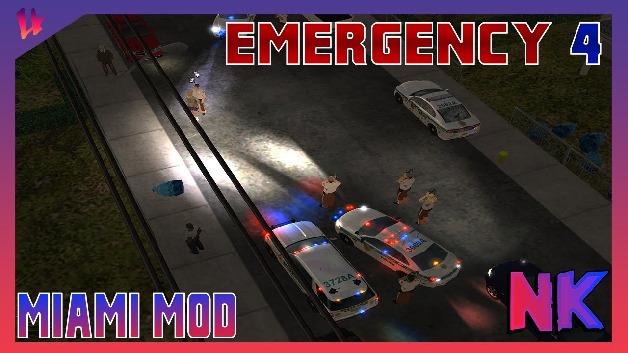 Emergency 4 Miami Mod I The City blew Up With Calls - YouTube