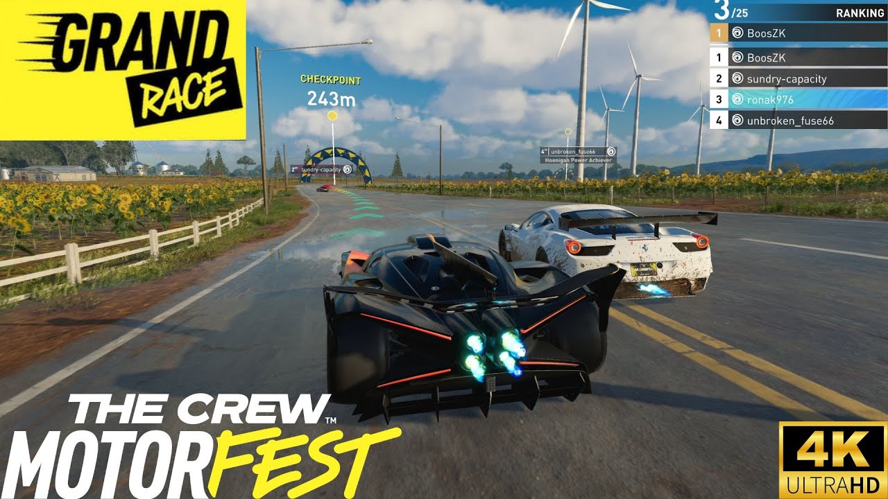 Live Grand Race The Crew Motorfest 2024: with Thrustmaster T248 Wheel ...