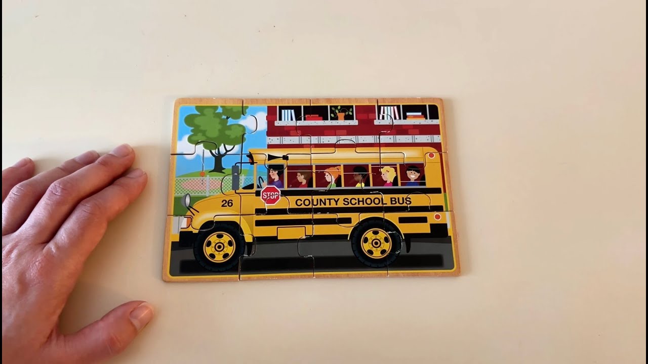 School Bus Puzzle 🧩🚌 - YouTube