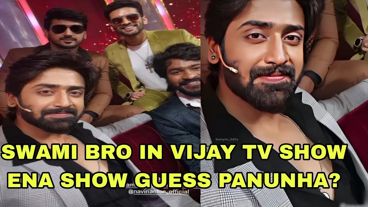 Finally Mahanadhi Serial Swaminathan Bro In Vijay TV Show Waiting Over ...