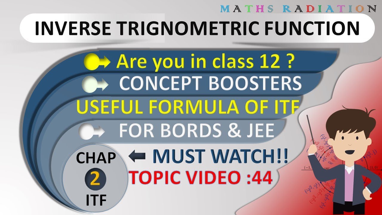 USEFUL FORMULA OF ITF FOR BOARD & JEE | CLASS 12 | ITF | TOPIC VIDEO ...