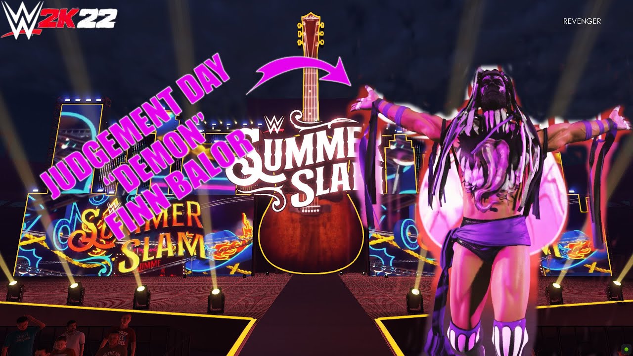 Judgement Day Purple "Demon" Finn Balor ft. Summer slam Concept Arena ...