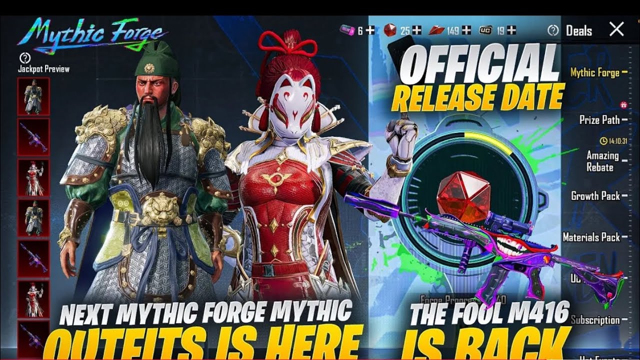 Next Mythic Forge Outfits Is Here } The Fool M416 Is Back } Mythic ...